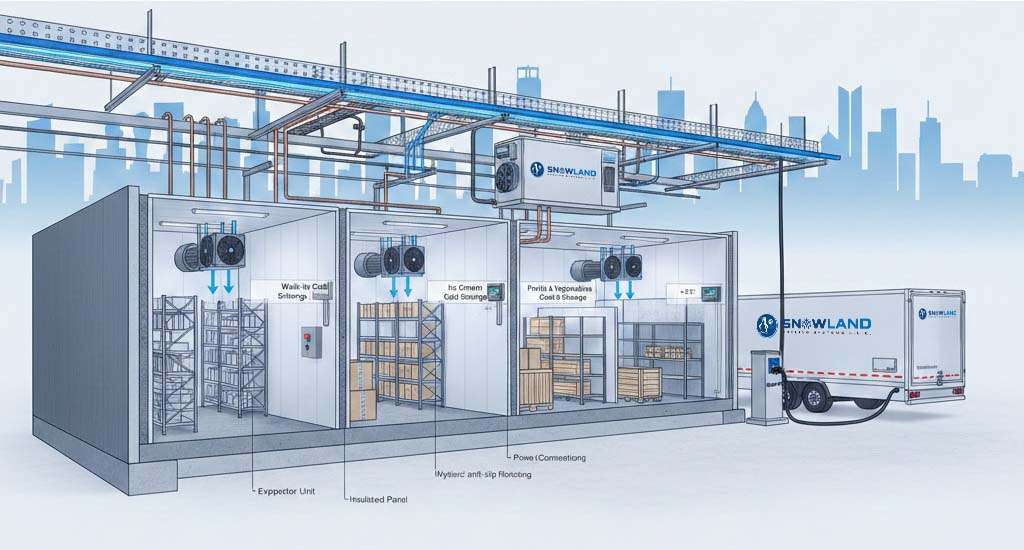 Commercial Cold Room in Bahrain | Snowland Cooling