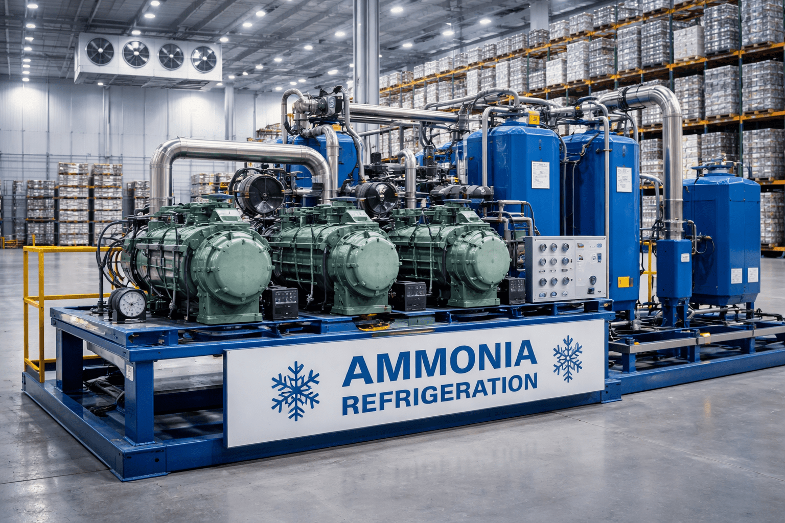 Ammonia Refrigeration Systems | Snowland