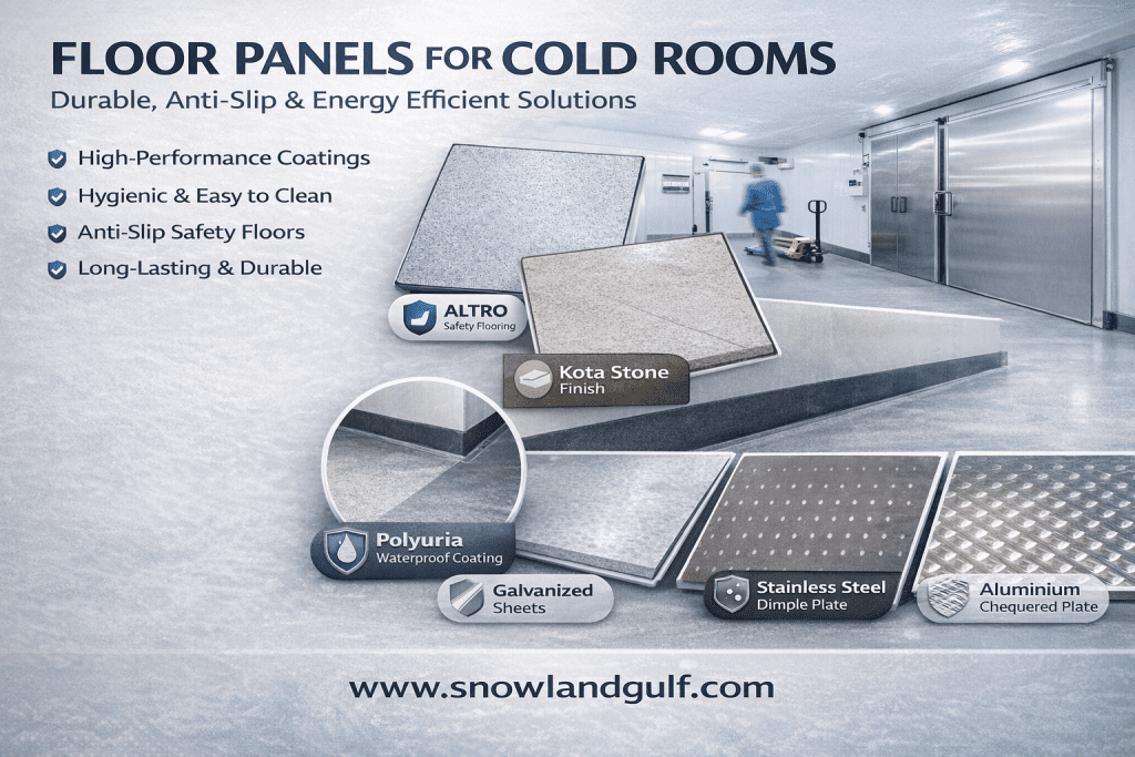 Floor Panels for Coldrooms | Snowland Cold Room Supplier in UAE