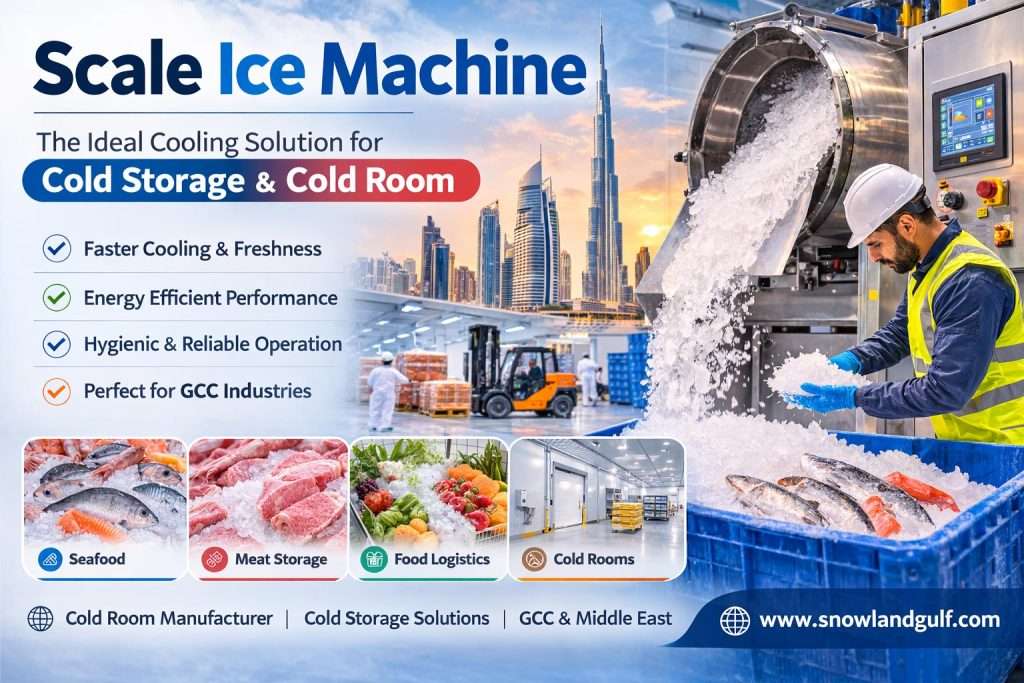 Scale Ice Machine Solutions for Cold Storage | Snowland